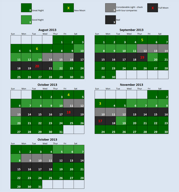 Puerto Rico Moon Calendar Puerto Rico Moon Calendar