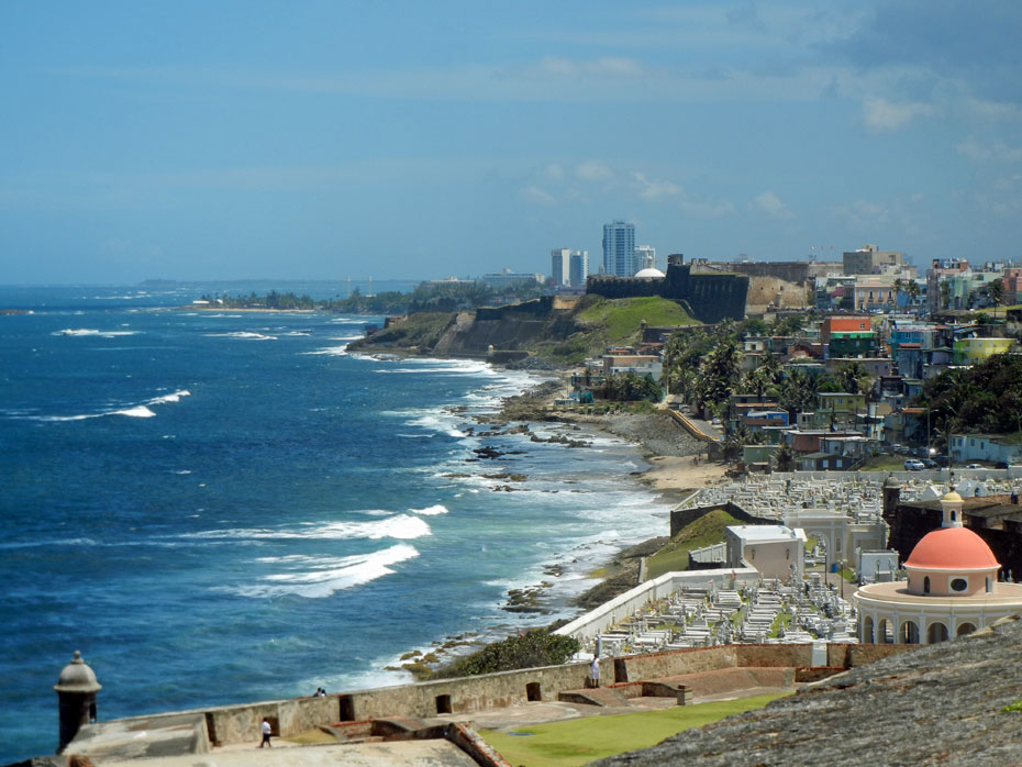 el morro looking east | Discovering Puerto Rico