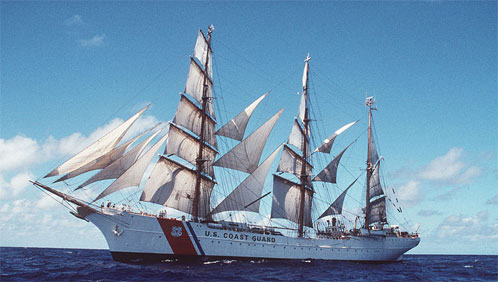 United States Coast Guard Cutter Eagle Visting Old San Juan ...